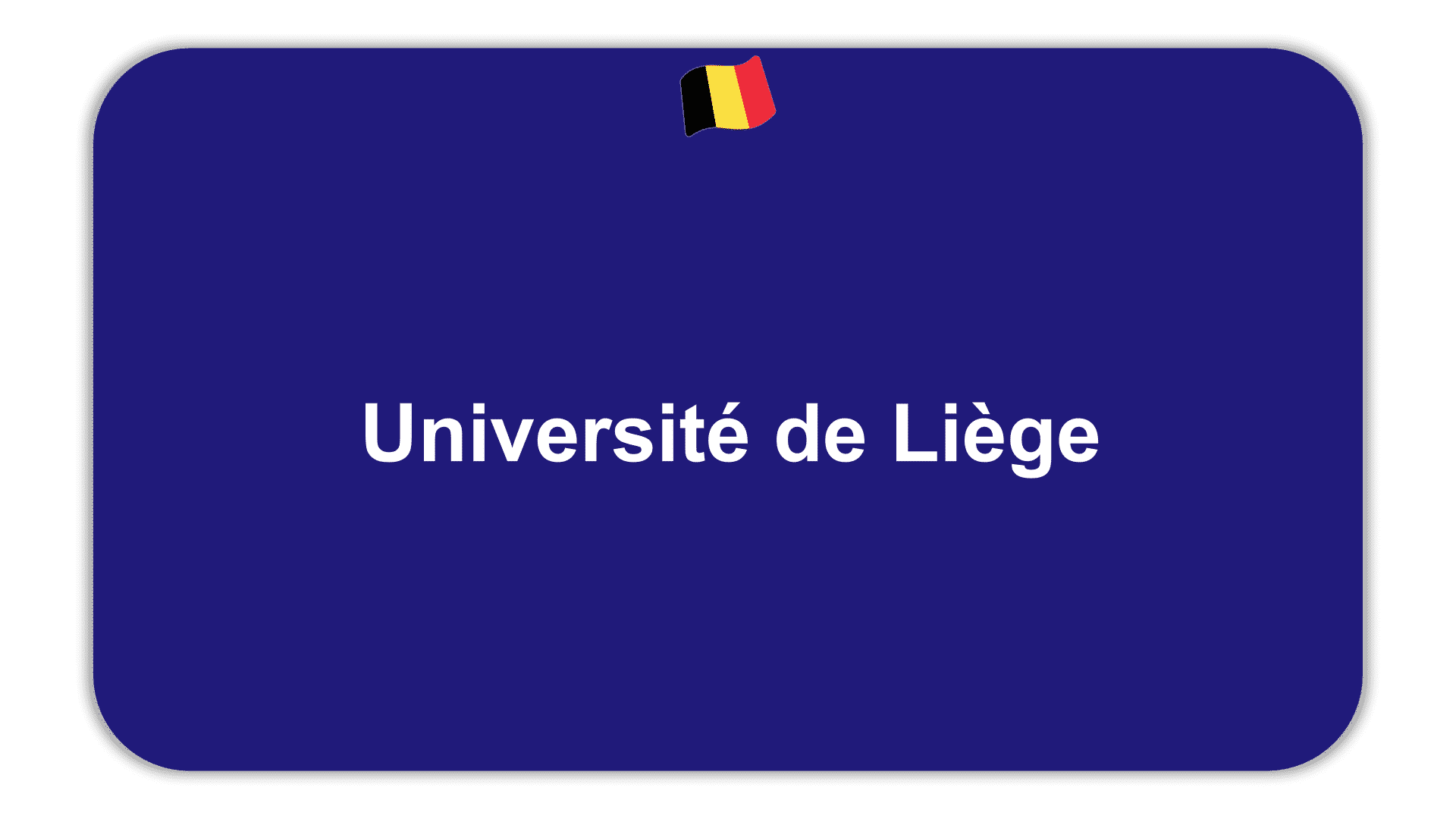 Pésentation et spécialités Université de Liège - Etudes en Belgique